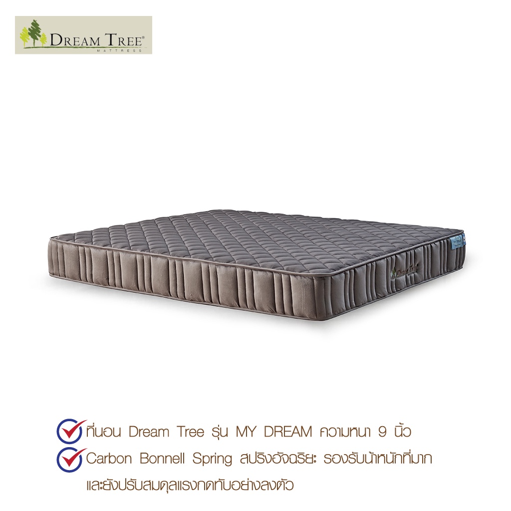 New Collection Dream Tree ที่นอนรุ่น My Dream หนา 9 นิ้ว ที่นอนสปริง ...