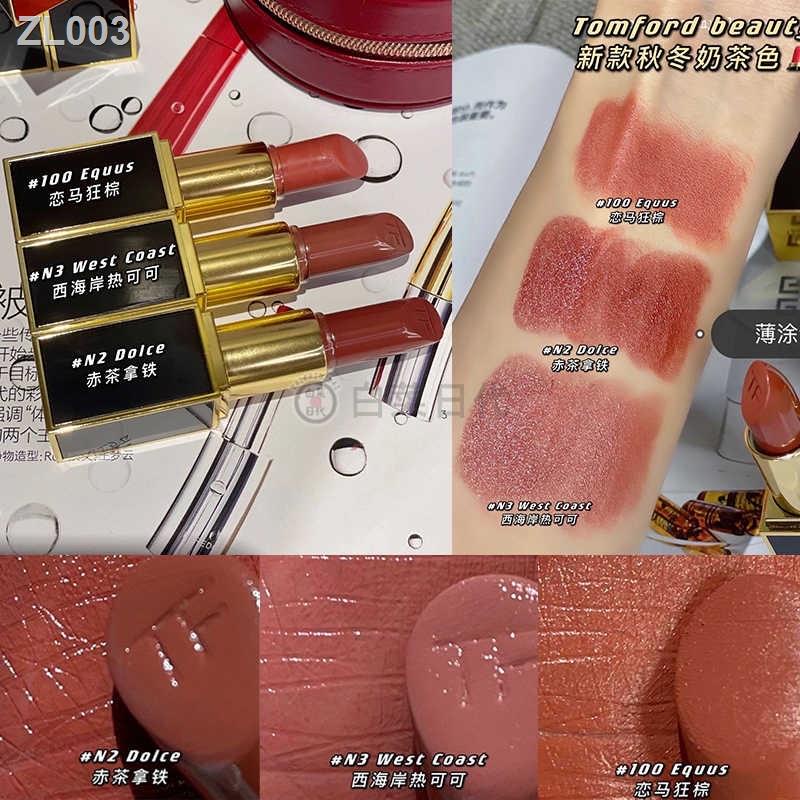 แท้ ลิป Tom Ford matte Lip color สี 100 510 25 26 Mocha Rose ...