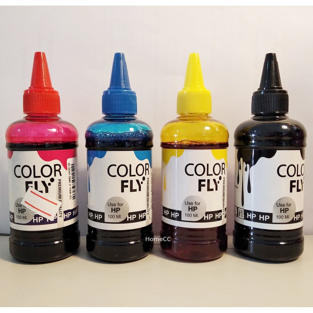 หมึกปริ้น Canon Epson Brother อิงค์เจ็ท(inkjet printer)100ml. Color Fly ...