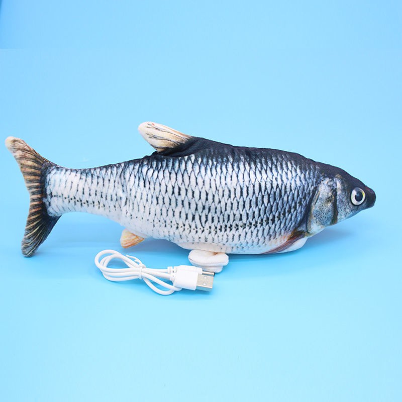 [ความร้อน] ของเล่นจำลองปลาไฟฟ้าสามารถยิงจากระยะไกลกระโดดได้ fish toy ...