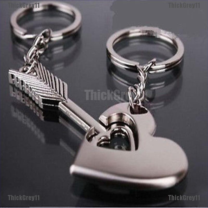 Thgr พวงกุญแจรูปหัวใจ 1 คู่ - thickgrey11.th - ThaiPick