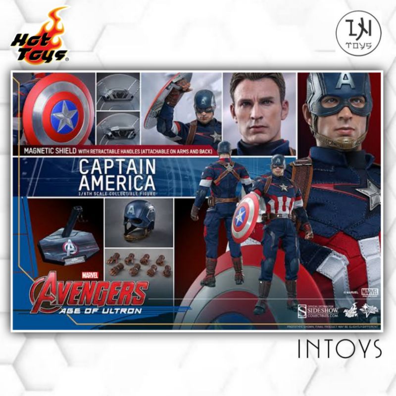 HOT TOYS - CAPTAIN AMERICA - MMS281 AVENGERS AGE OF ULTRON - intoys ...