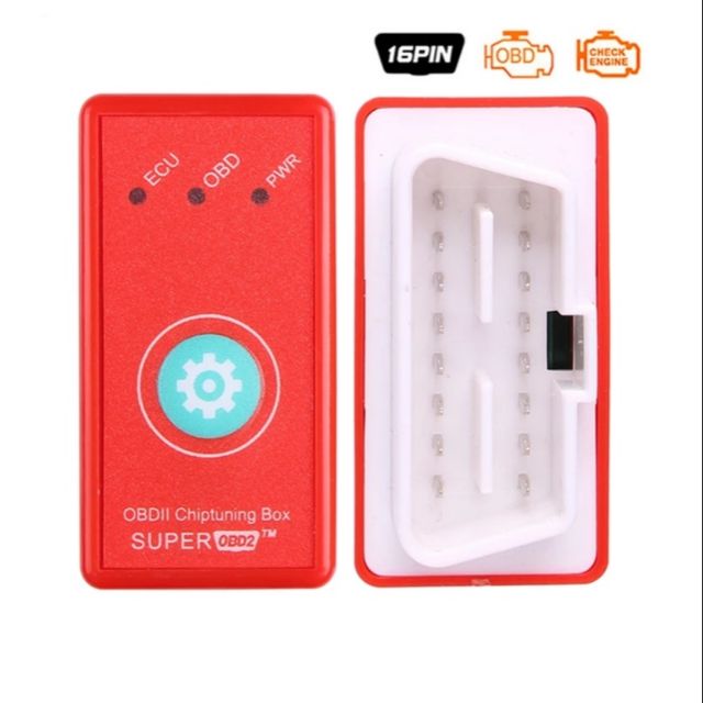 กล่อง super obd2 รุ่นใหม่ บอร์ดแท้ 2 ชั้น (กล่องแดง)รอบมาเร็ว สำหรับ ...