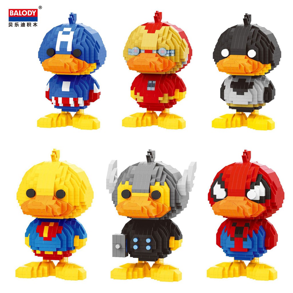 Balody New Mini Building Block Education Toys Super Hero Platypus WwmL ...