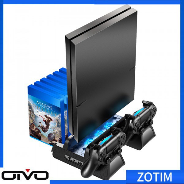 OIVO PS4 slim Pro stand อุปกรณ์ระบายความร้อน เครื่องชาร์จคอนโทรลเลอร์ ...