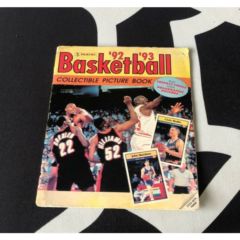 *RARE ITEM* Panini NBA Basketball Sticker Book 1992-1993 (Completed ...