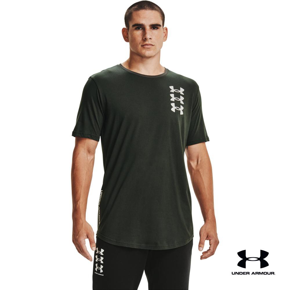 Under Armour UA Men's Triple Stack Logo Short Sleeve อันเดอร์ อาร์เมอร์ ...