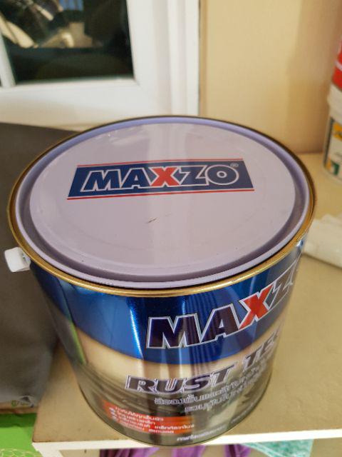MAXZO Rust Tech สีทาเหล็ก 2 IN 1 สีกันสนิมและสีทับหน้า ในหนึ่งเดียว ...
