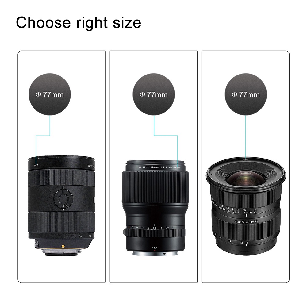 Btfoor Macro Close Up Filter 49 52 55 58 67 72 77 82 Mm For Camera ...