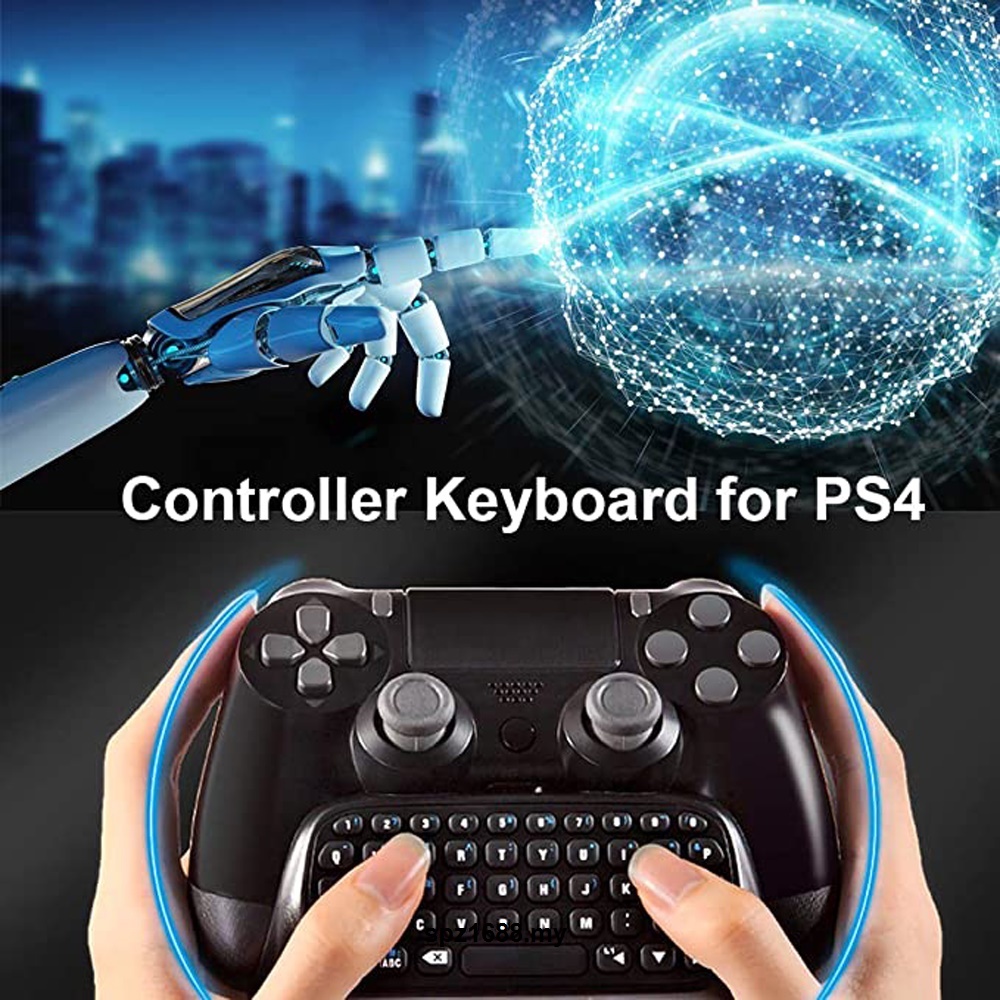 【2021】Keyboard Wireless For Ps4 Controller Accessories Message Chatpad ...