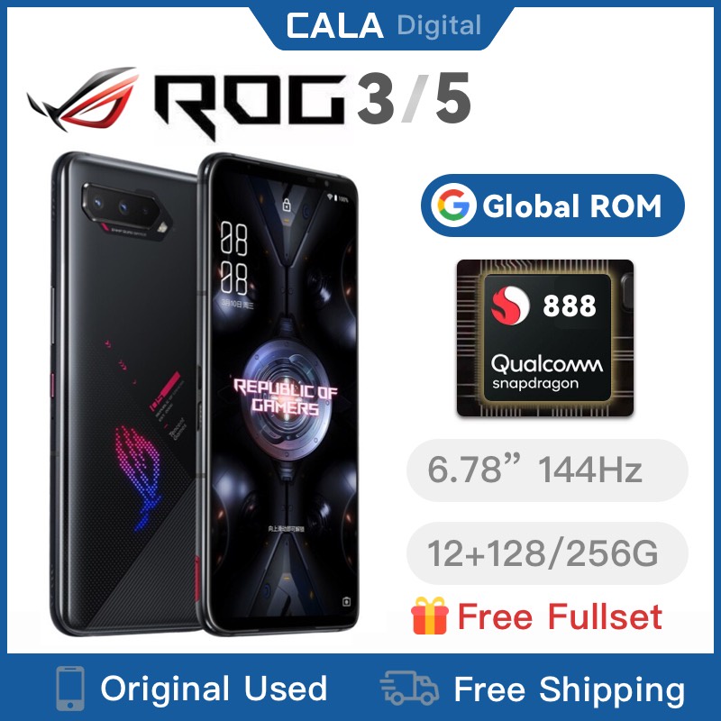 【Global ROM】Original Used ASUS ROG 3/ROG 5 Gaming Phone Snapdragon865 ...