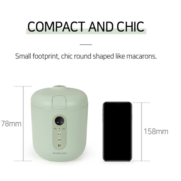 KOREA หม้อหุงข้าวขนาดเล็ก 8 Color Macaron Home Mini Rice Cooker ...