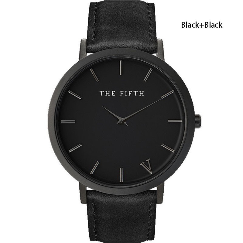 The Fifth นาฬิกาข้อมือสำหรับสตรี สายเข็มขัดหนัง แบบอนาล็อค - iwcd__v0u1 ...
