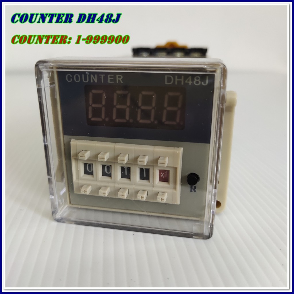 DH48J-8 (H7CN) 8ขาDH48J-A 11ขา DIGITAL COUNTER เคาท์เตอร์ดิจิตอล COUNT ...