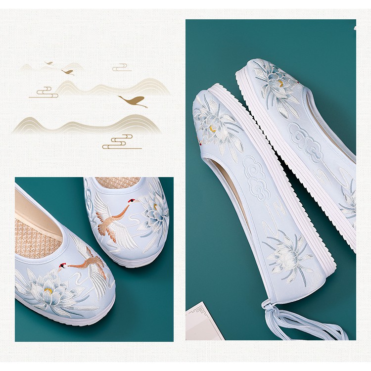 Lan Yue Sheng รองเท้าเครื่องแต่งกายสไตล์โบราณ - yoyoco06s.th - ThaiPick