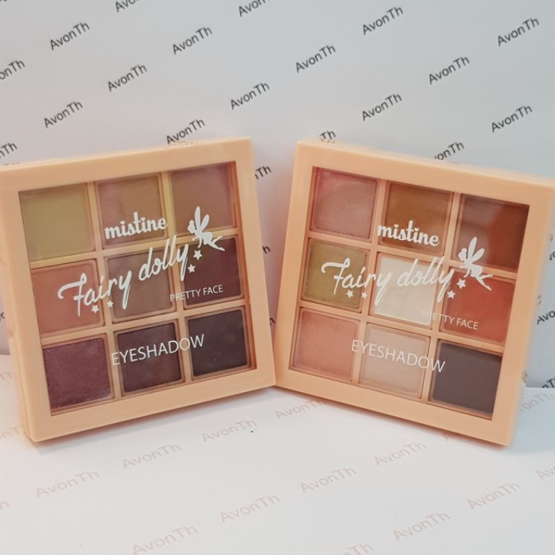 Mistine Fairy Dolly Pretty Fae Eyeshadow 1 ตลับมี 9 สีสัน และมี 2 เฉดสี ...