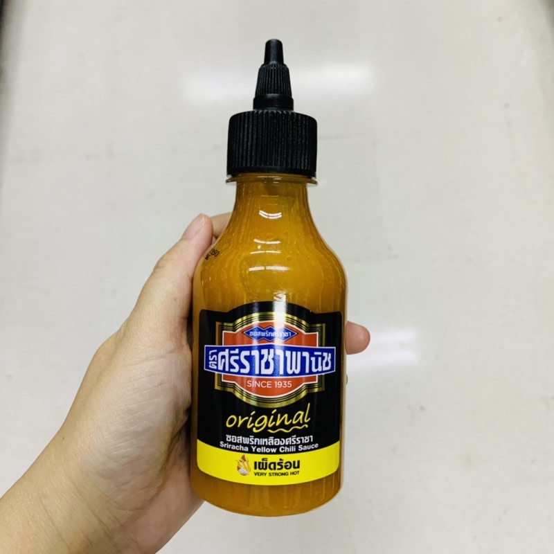 ซอสพริกศรีราชา ซอสพริกเหลือง ศรีราชา ตรา ศรีราชาพานิช Original Chilli ...
