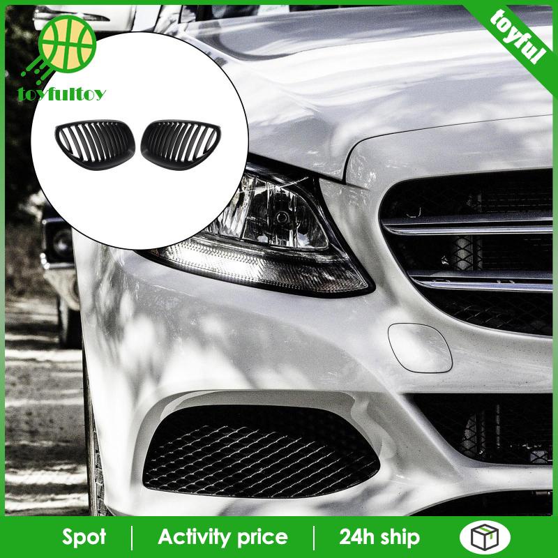 M2-Toy] 2Pcs Front Kidney Grille Matte Black Fit for BMW E60 E61 ...