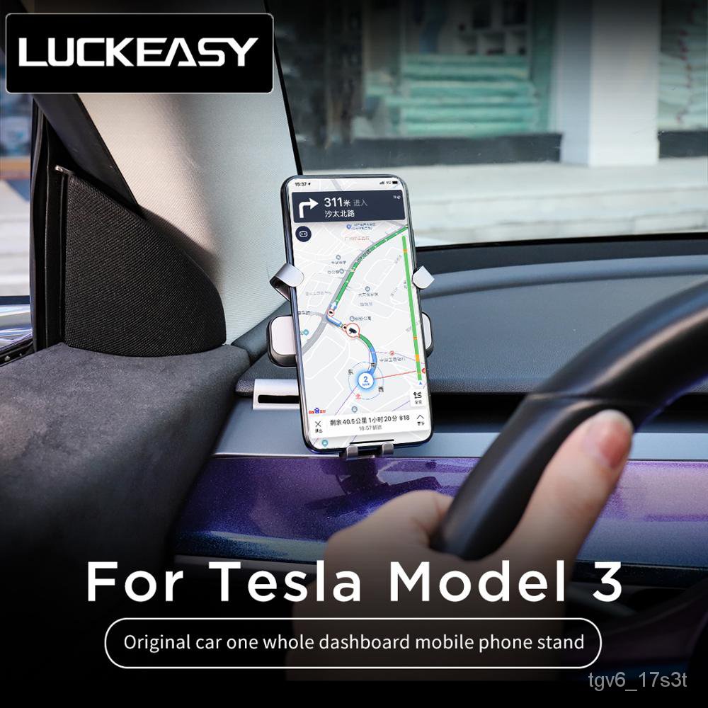 For Tesla Model 3 Phone Holder model 3 Phone Mount Interior Accessories ...