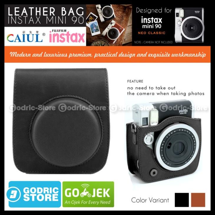Fujifilm กระเป๋าหนังโพลารอยด์ Instax Mini 90 Neo Classic Case Bag V2 ...