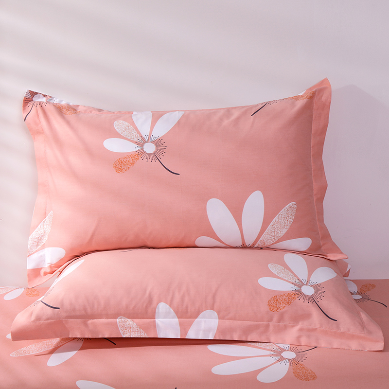 ♣ผ้าปูที่นอนผ้าฝ้ายหนาผ้าฝ้ายเดี่ยวชุดสามชิ้นคู่1.5m1.8ปลอกหมอนข้าง M2 ...