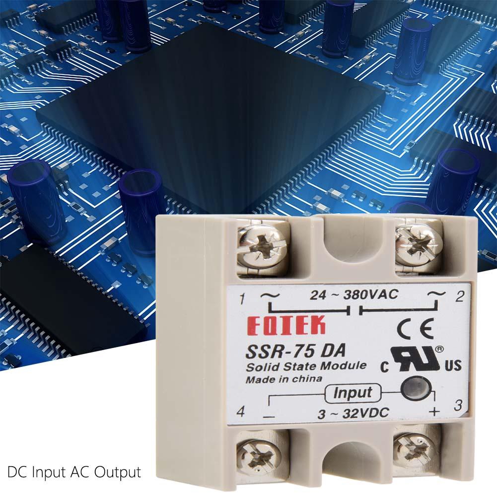 [Ready Stock] DC 3-32V to AC 24-380V Single Phase Solid State Relay SSR ...