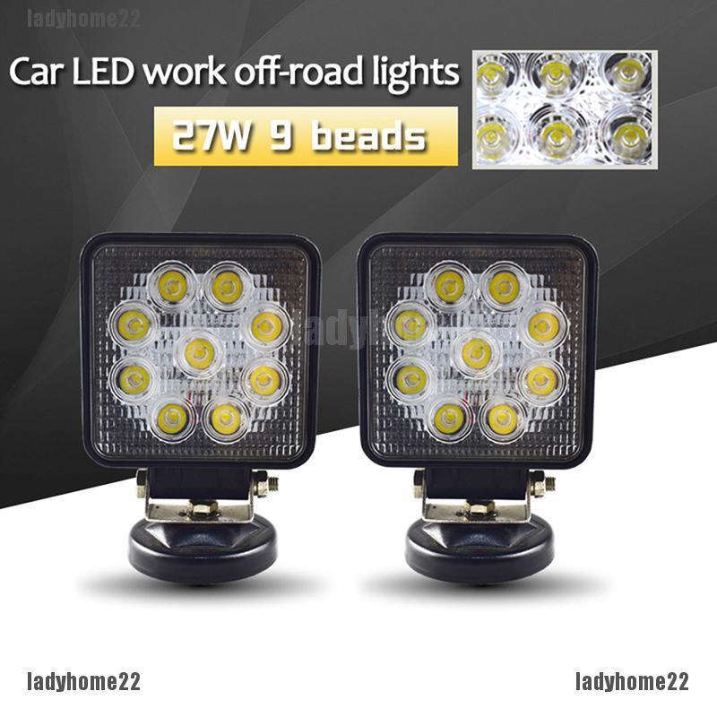LH 27W LED Light Driving Working Fog Off-Road Lamp For Jeep Truck Motor ...