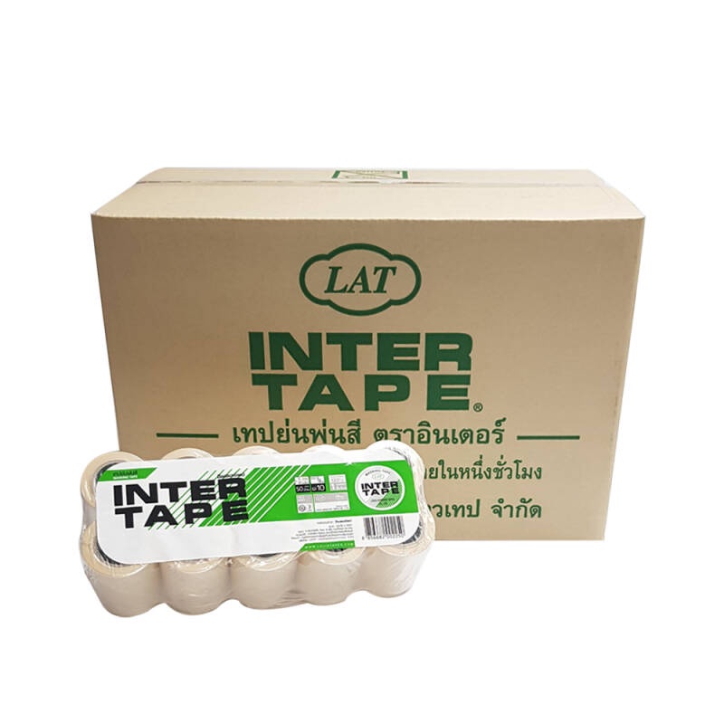 inter tape เทปกาว เทปกาวย่น เทปกาวพ่นสี เทปกาวกระดาษ inter tape ขนาด 3/ ...