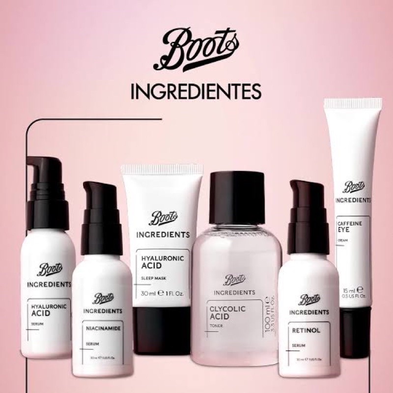 Boots Ingredients skincare เคล็ดลับเพื่อผิวสุขภาพดี ผิวใส | Shopee Thailand