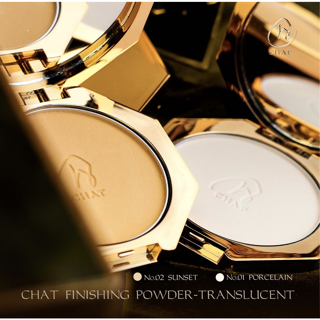 CHAT Finishing Powder - Translucent แป้งฝุ่นโปร่งแสง - chat_cosmetic ...