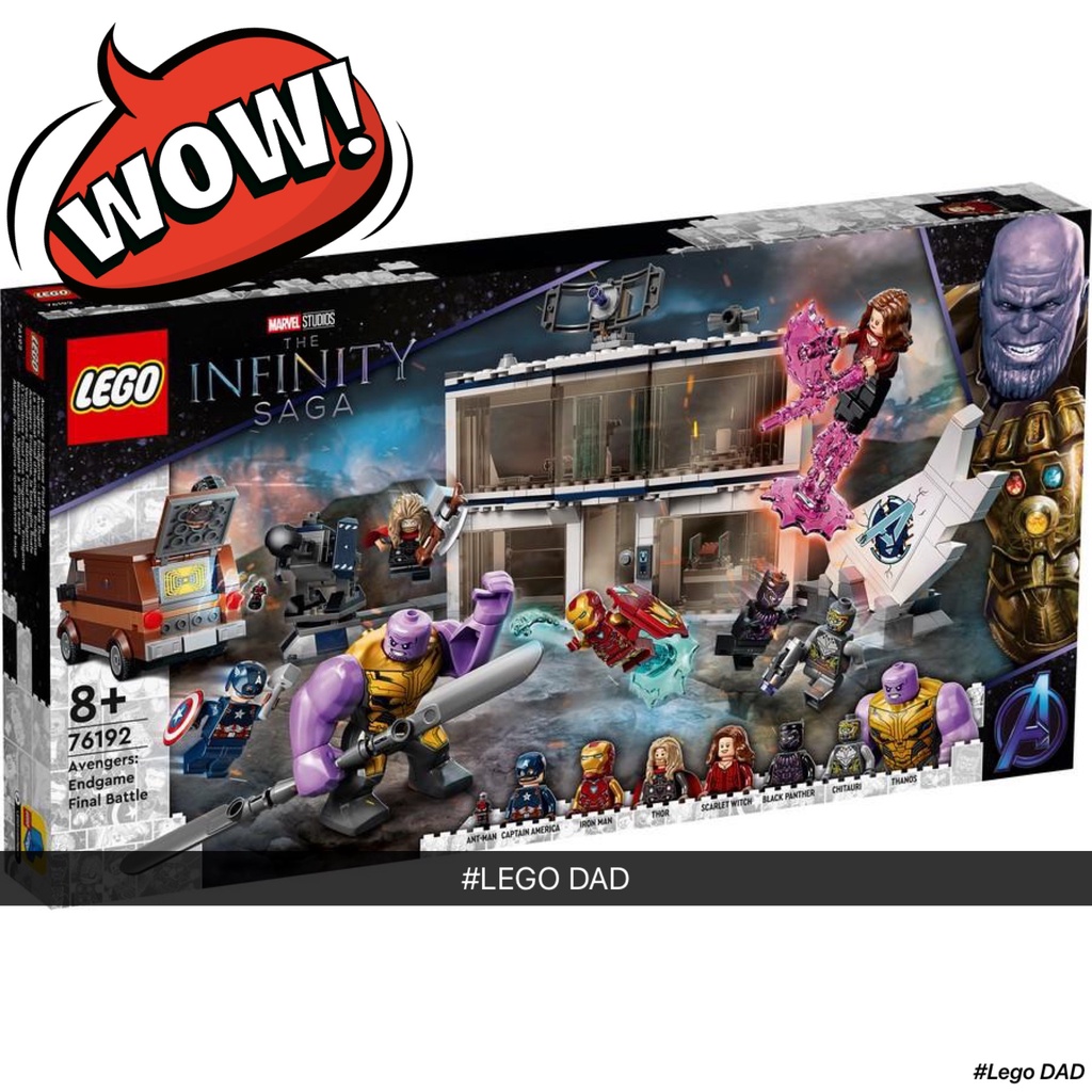 LEGO 76192 : MARVEL รุ่น Avengers: Endgame Final Battle ของแท้ 100% ...