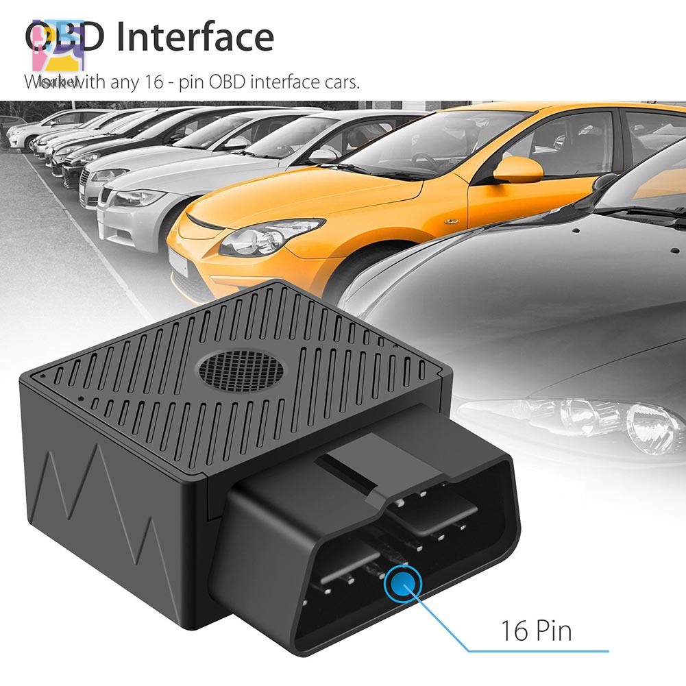 OBD 2 GPS Tracking Real Time Car Vehicle Tracking Device Locator Alarm ...