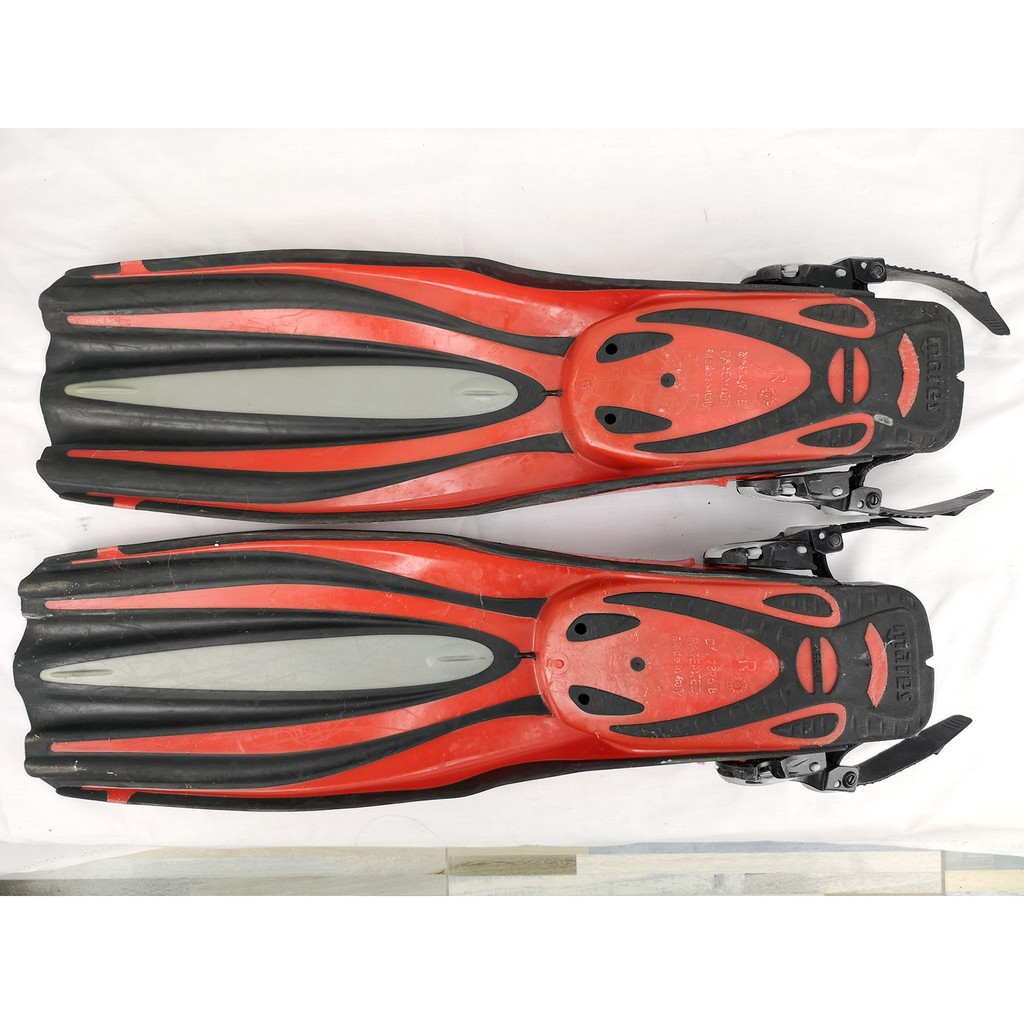 ราคาแบ่งกันใช้ ตีนกบ ดำน้ำ scuba Fins Mares Excel Plus สีแดง ขนาด ...