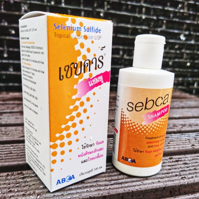 Sebca Shampoo เซบคาร์ แชมพู ขจัดรังแค หนังศรีษะอักเสบ และเกลื้อน 100 ml ...