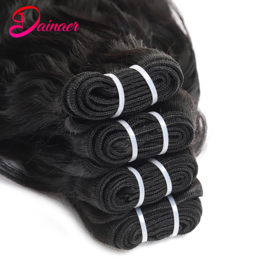 Natural Wave Human Hair Bundles 134 PCS Can Be Dyed Indian Virgin Human ...