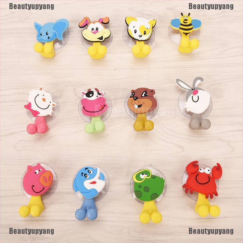 Beautyupyang Cartoon Toothbrush Wall Mounted Holder Sucker Bathroom ...