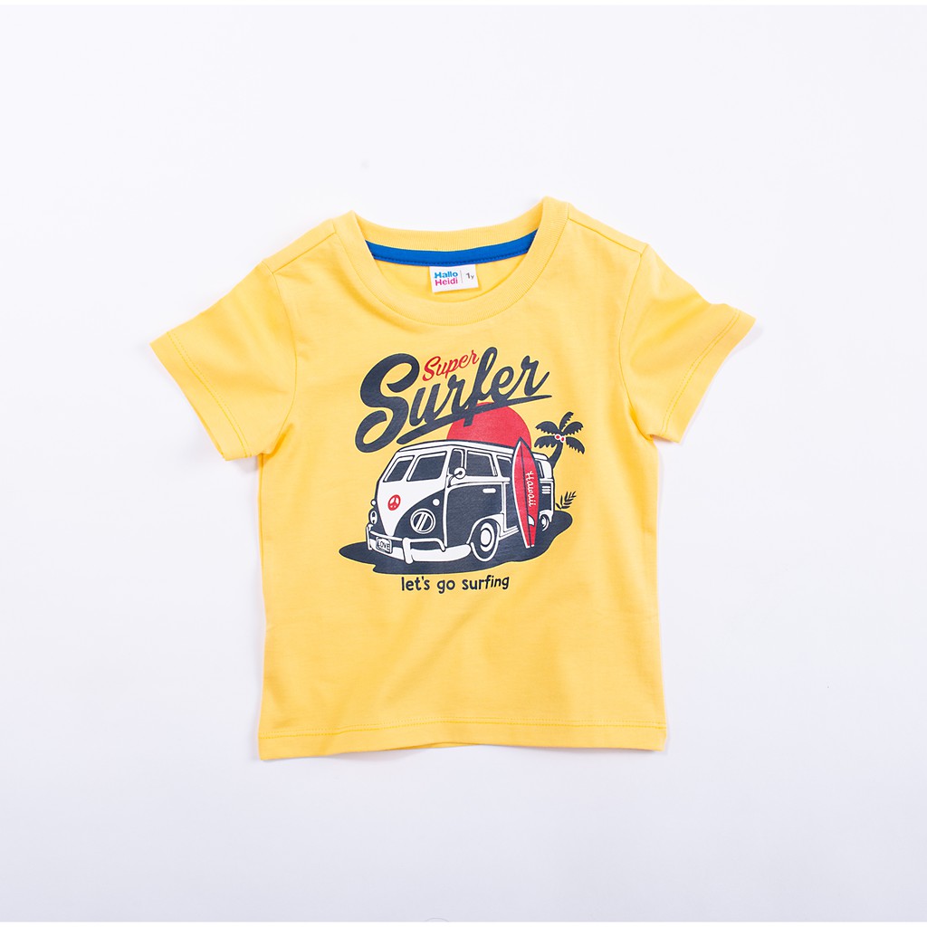 เสื้อยืดแขนสั้นเด็ก Hallo Heidi ฮัลโหล ไฮดี้ พิมพ์ลาย ผ้านิ่ม คอตตอน ...