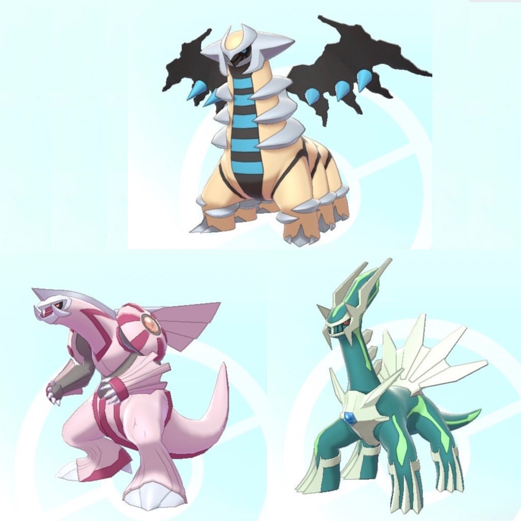 Pokemon EVENT Shiny Giratina️Shiny Palkia️Shiny Dialga - nileku9 - ThaiPick