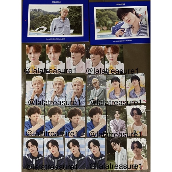 หาร TREASURE 2nd ANNIVERSARY MAGAZINE การ์ด YG BENEFIT - dearpleng ...