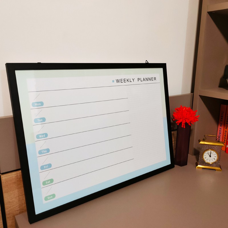 size 45x60cm1.5x2FT Magnetic WhiteBoard Calendar Monthly planner ...