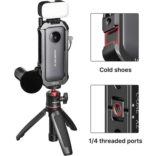 Ulanzi Metal Camera Cage for Insta360 ONE X2 BKOf - kbig8psxl6 - ThaiPick