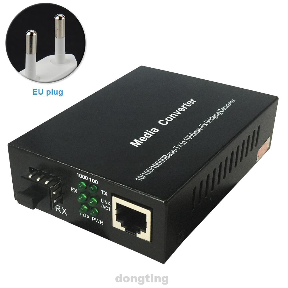 External Optical Transceiver Ethernet RJ45 To Gigabit SFP Slot Media ...