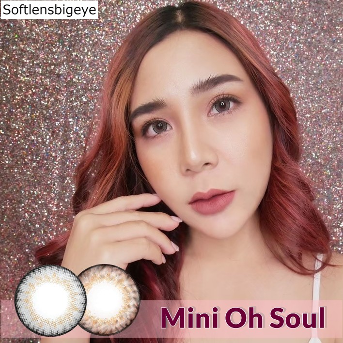 คอนแทคเลนส์ รุ่น Mini Oh Soul ( เลนส์ เล็ก Mini ) Dia 14.2 ยี่ห้อ Kitty ...