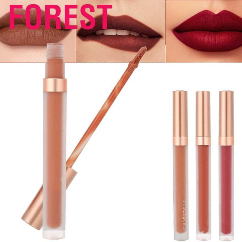 Forest Matte lipstick long-lasting moisturizer Waterproof lip finish ...