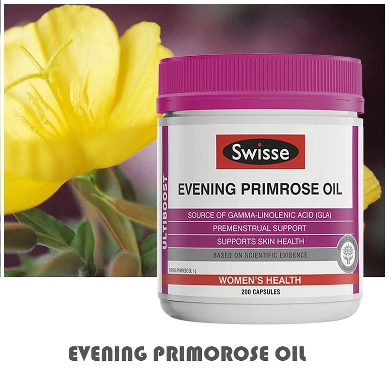 Swisse Ultiboost Evening Primrose Oil 200 Capsules น้ำมันอีฟนิ่งพริมโรส ...