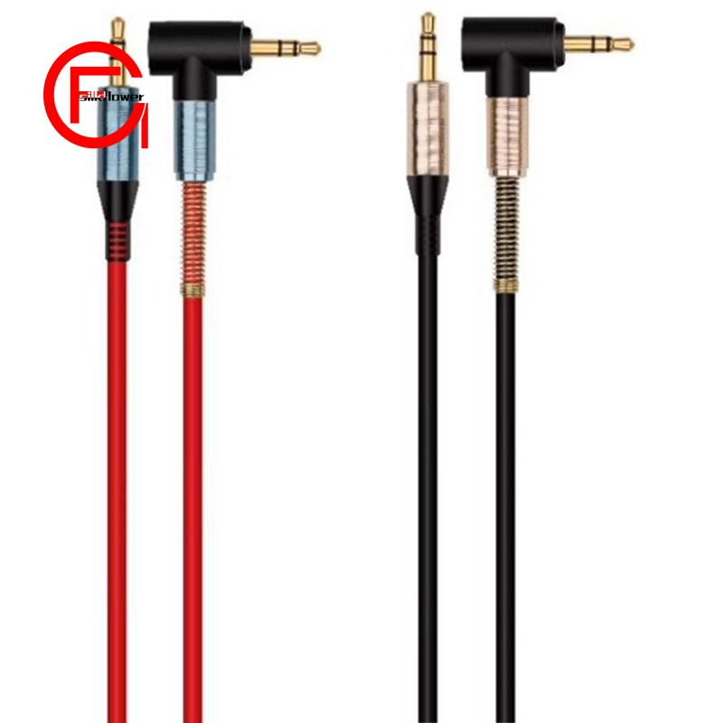 Amonghot 3.5Mm Male To Male Aux Cable Cord L-Shaped Right Angle Car ...