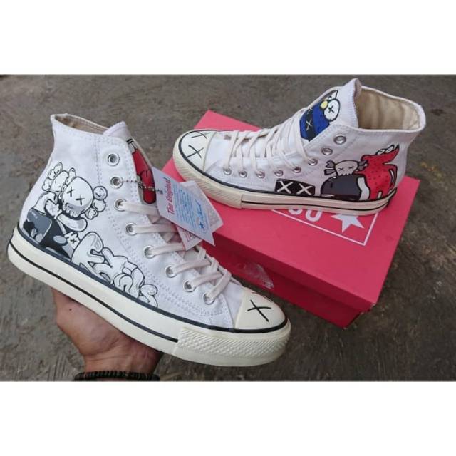 Converse Kaws รองเท้าผ้าใบแฟชั่นสไตล์เกาหลี - dyan_shoping.th - ThaiPick