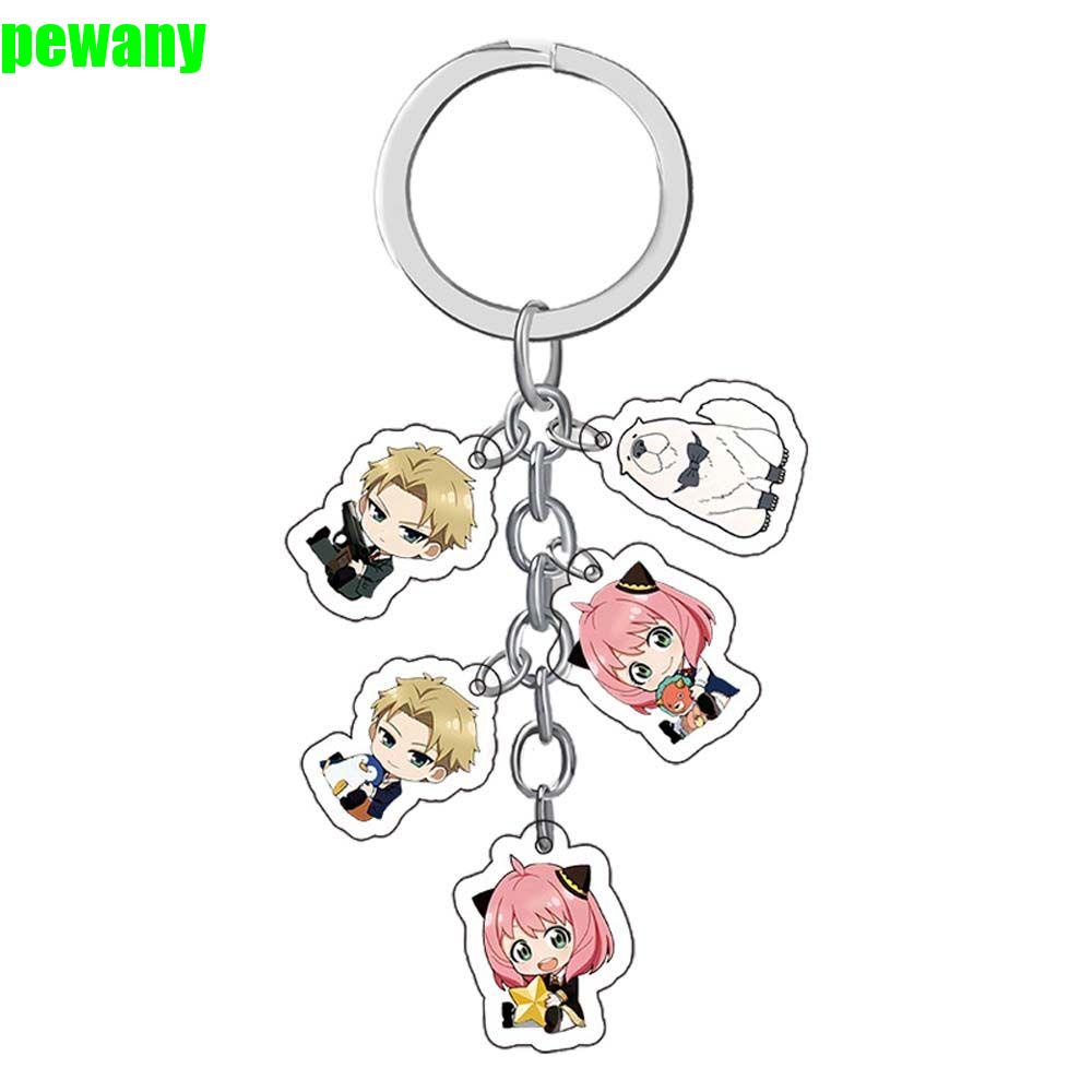 PEWANY Cute Anya Keychain Acrylic Key Rings Key Chain Acrylic Charm Bag ...