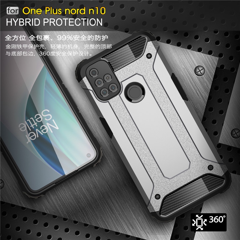 เคสโทรศัพท์ OnePlus Nord N10 5G Phone Case Shockproof Hybrid Armor Protective Hard Bumper Casing ...