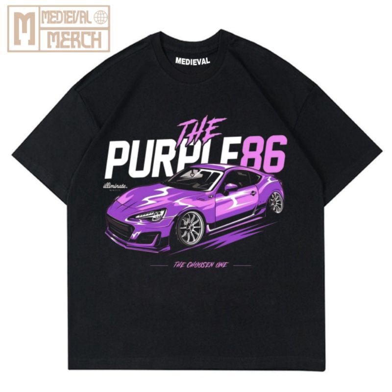 ผ้าฝ้ายแท้เสื้อยืด ลาย Nascar THE PURPLE 86 - THE CHOOSEN ONE Car ...